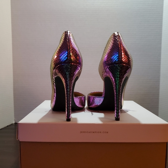 Jessica Simpson | Shoes | Jessica Simpson Mermaid Iridescent Reptile ...